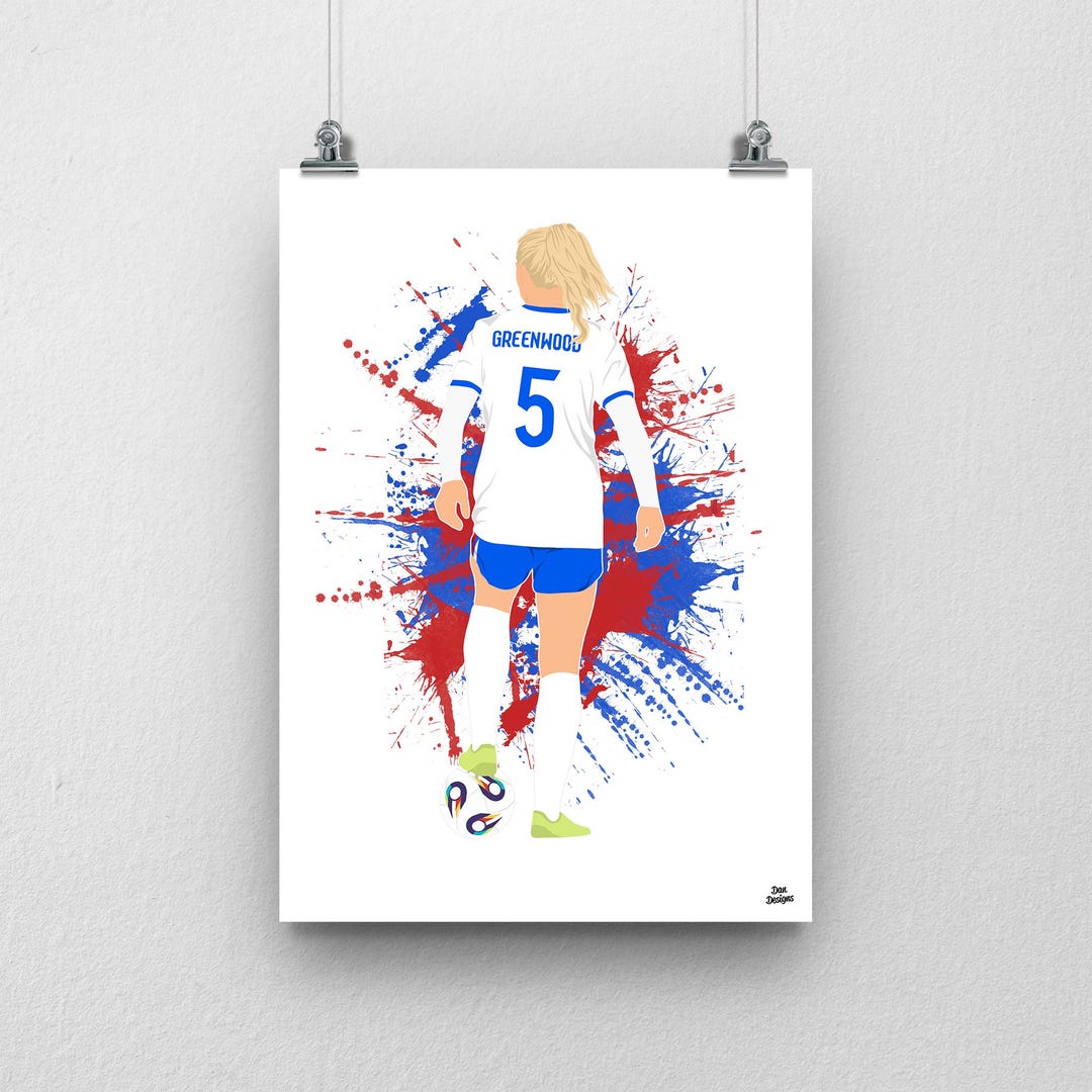 Alex Greenwood Lionesses Poster: England Women's Football Print - Etsy
