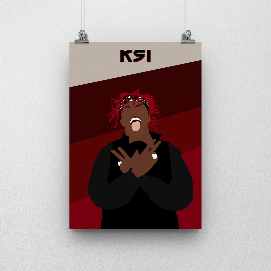 KSI Poster Streamer Gaming Gifts / Rapper / Gaming PC / Design - Etsy