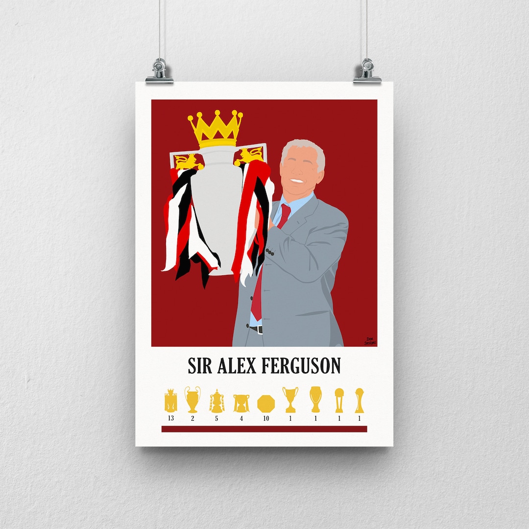 Alex Ferguson Poster - Football Poster Designs!! - Etsy