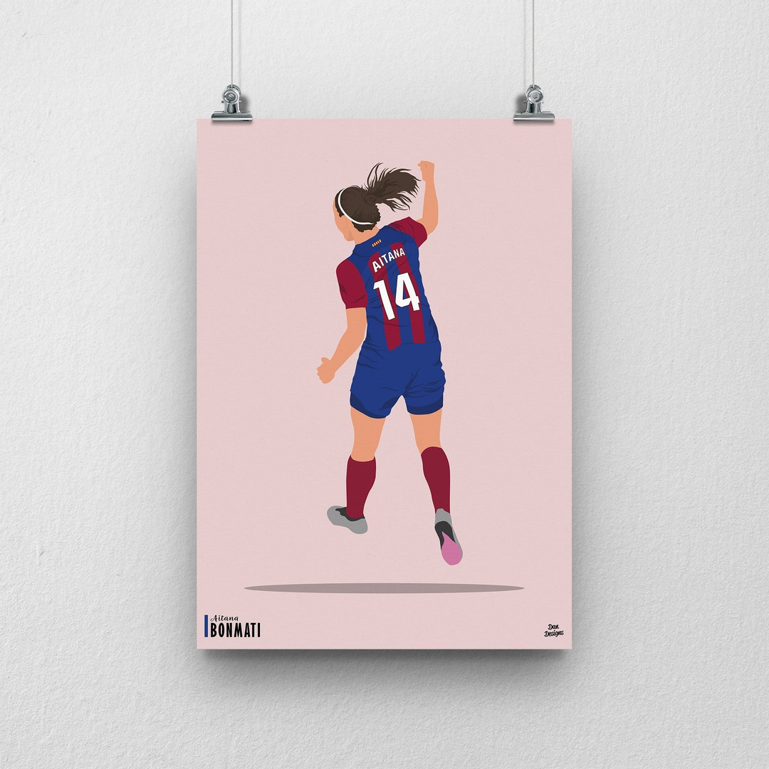 Aitana Bonmati Print Barcelona Womens Football Poster - Etsy UK