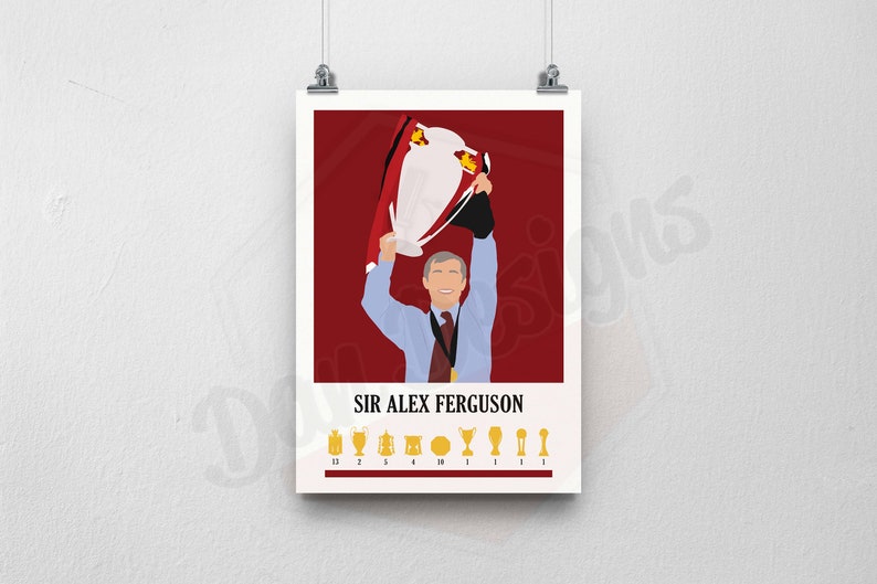 Alex Ferguson Poster Football Poster Designs - Etsy