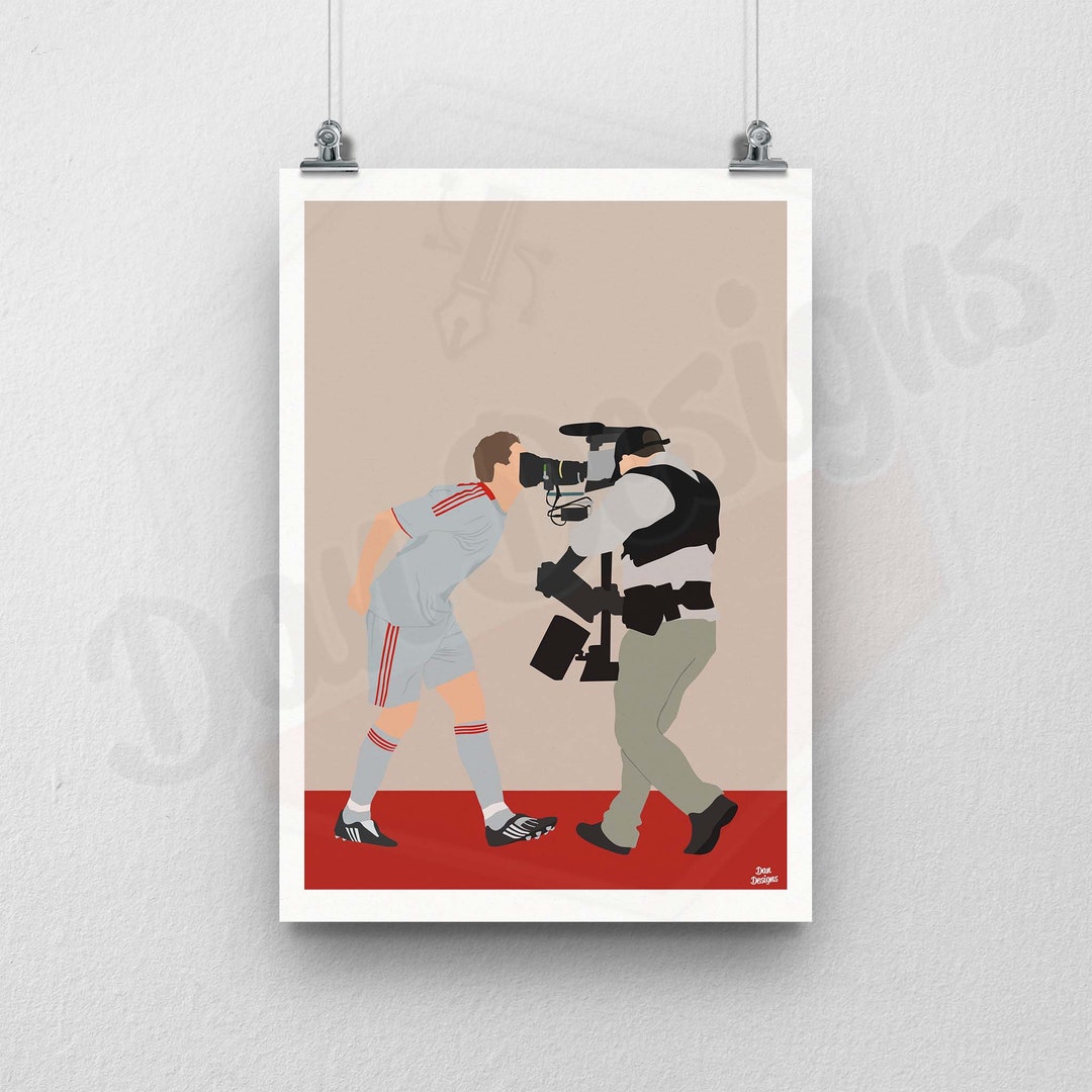 Steven Gerrard Poster Liverpool Football Print - Etsy