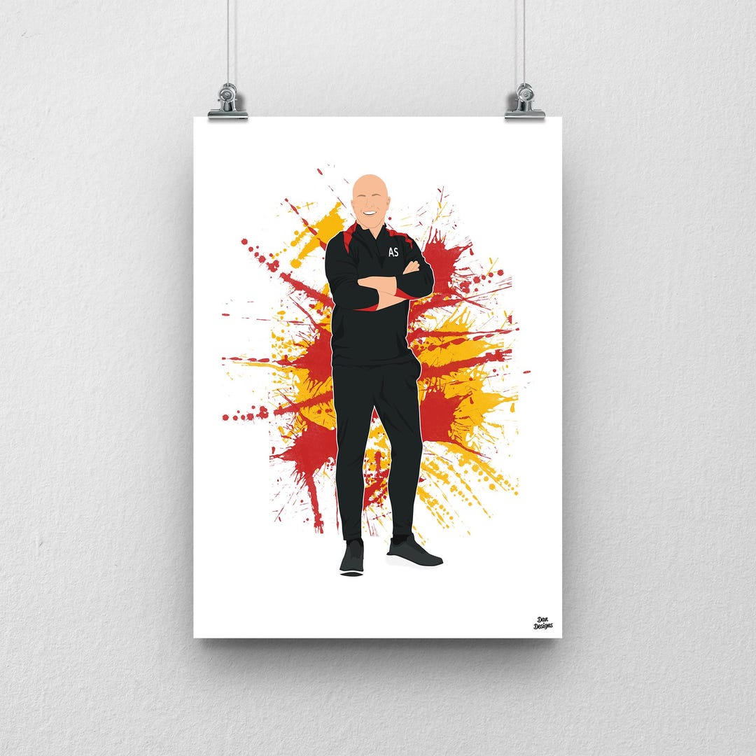 Arne Slot Poster Liverpool Football Print - Etsy