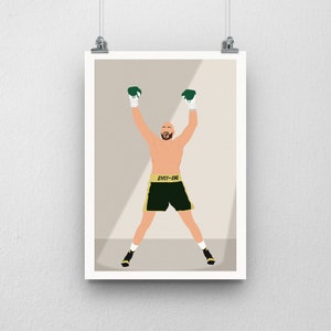Tyson Fury Poster - Boxing Poster, Boxing Print - Etsy UK