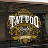 Personalized Tattoo Logo, Tattoo Studio Storefront Decal, Window ...