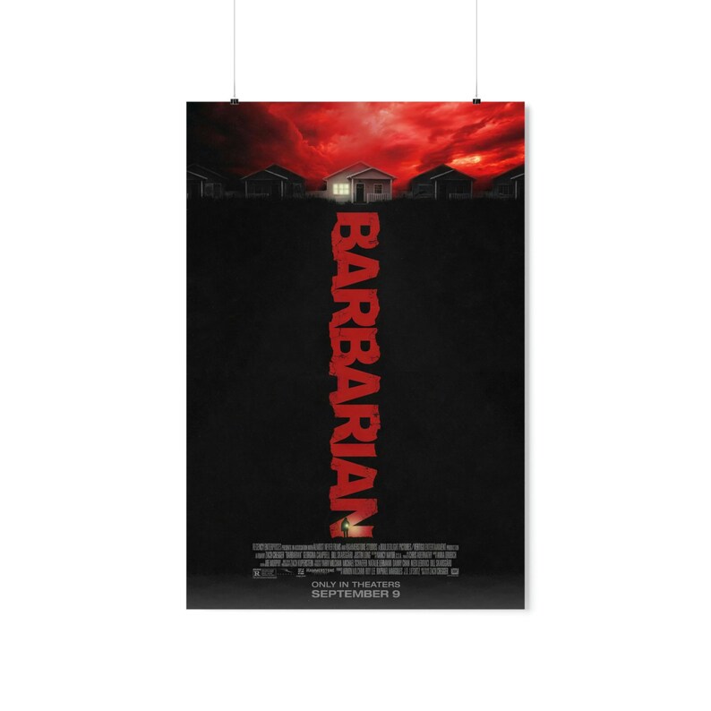Barbarian 2022 Movie Poster Premium Matte Vertical Posters - Etsy