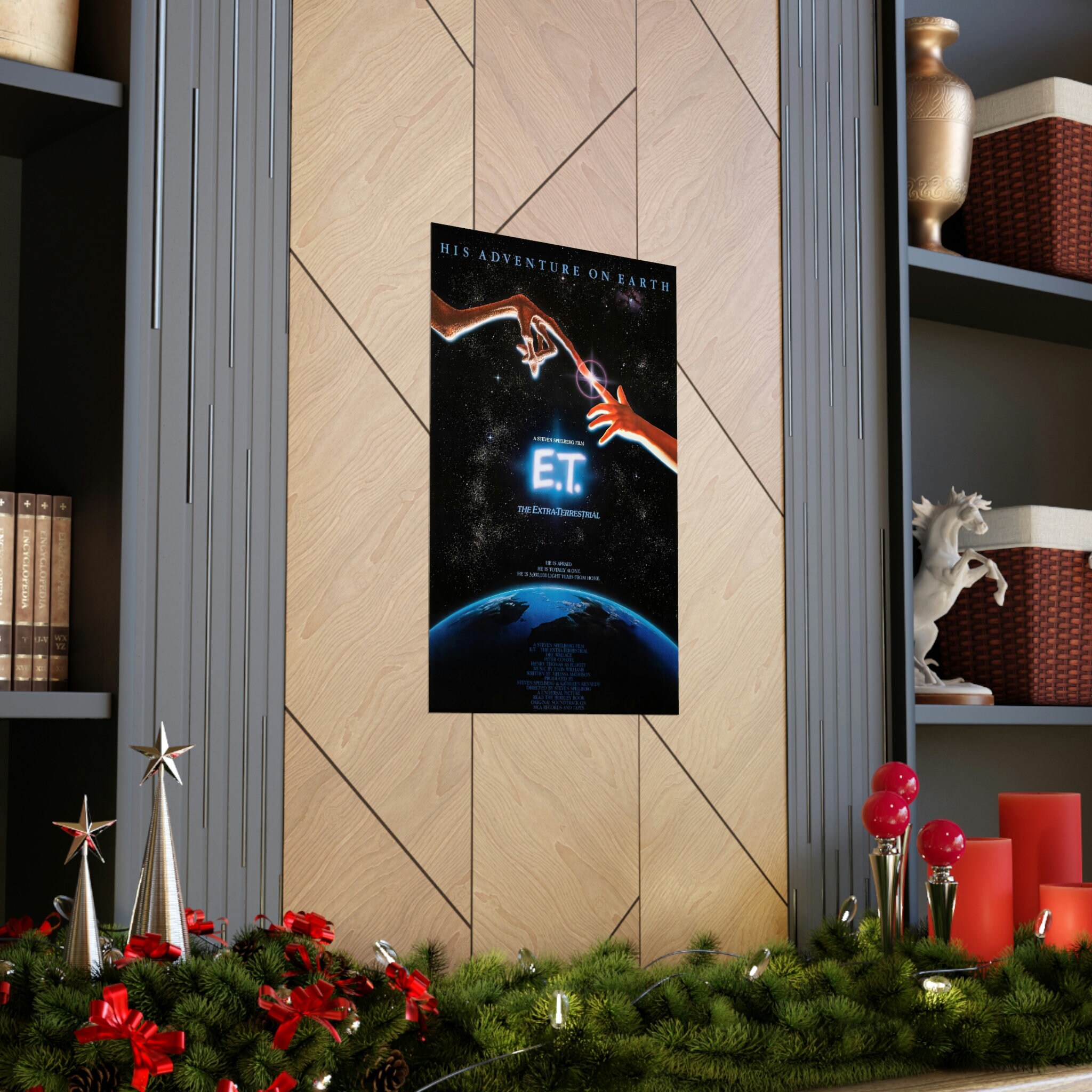 E.T. the Extra-terrestrial, Movie Poster, Premium Matte Vertical ...