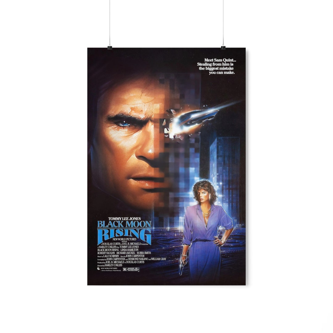 Black Moon Rising 1986 Movie Poster, Premium Matte Vertical Posters - Etsy