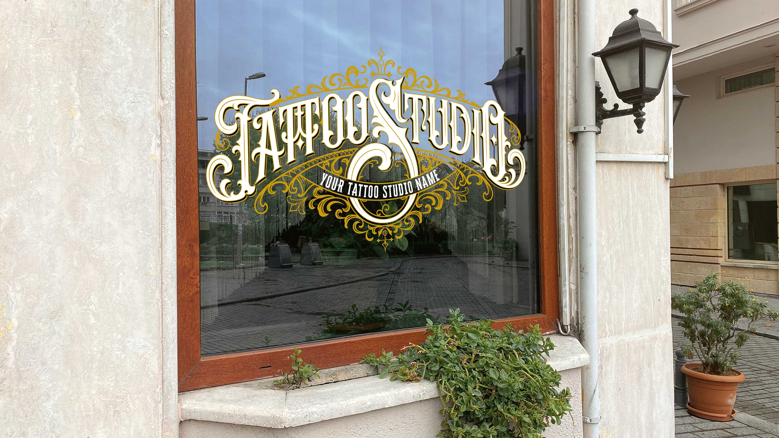 Personalized Tattoo Logo, Tattoo Shop Custom Decal, Tattoo Studio ...