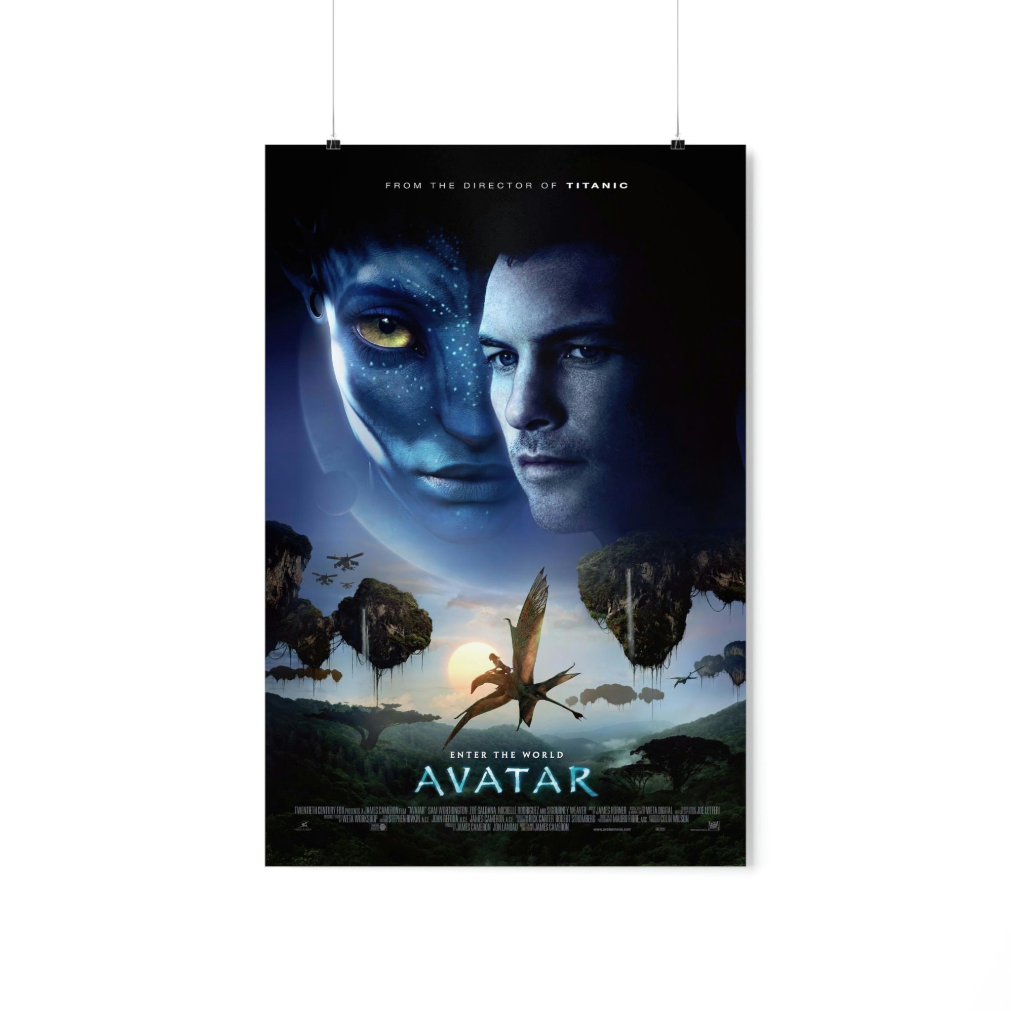 Avatar 2009 Movie Poster Premium Matte Vertical Posters - Etsy