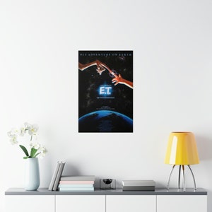 E.T. the Extra-terrestrial, Movie Poster, Premium Matte Vertical ...