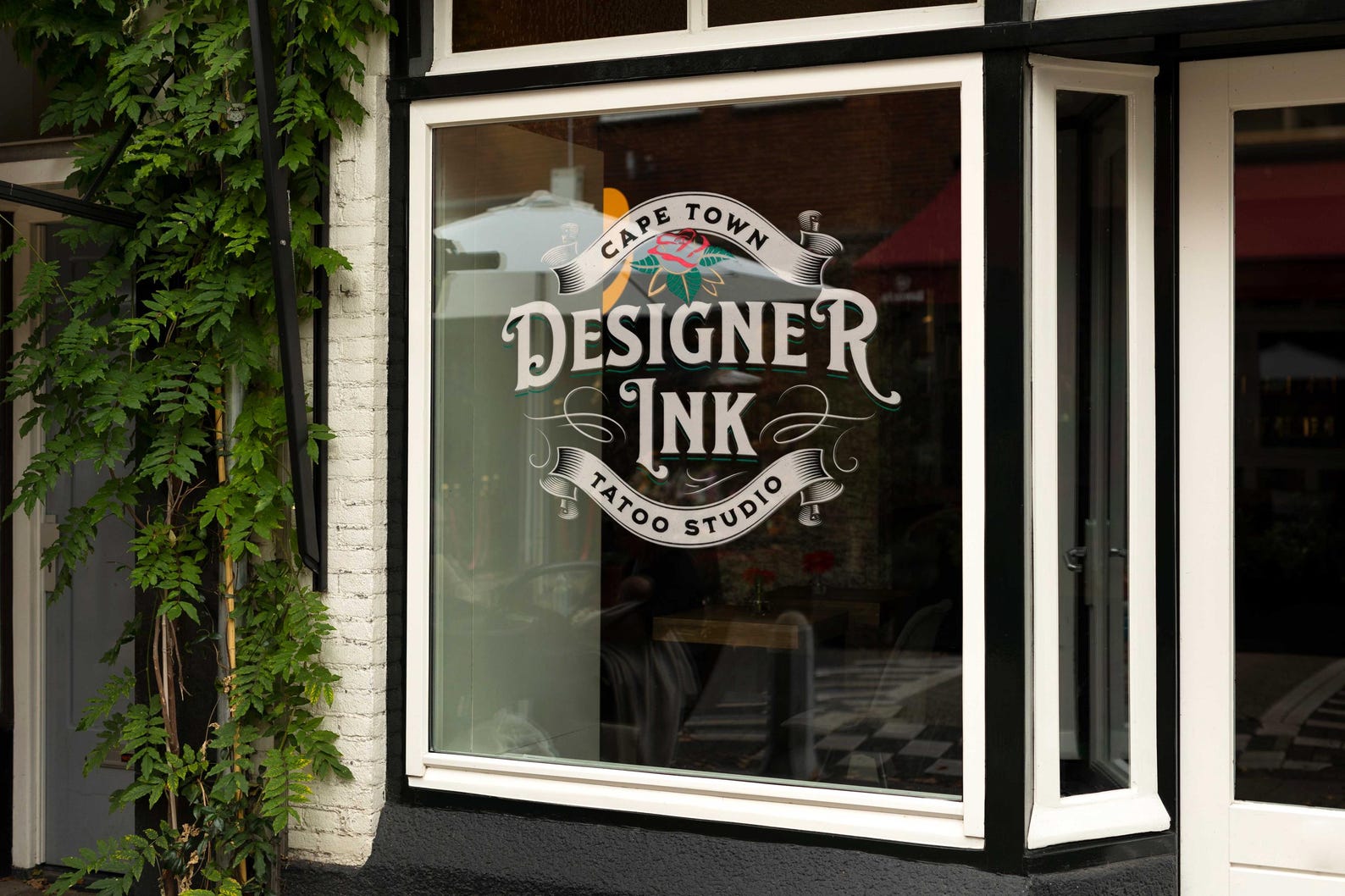 Tattoo Shop Custom Decal, Tattoo Studio Storefront Decal, Window ...