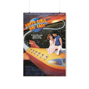 Earth Girls Are Easy 1988, Movie Poster, Premium Matte Vertical Posters ...