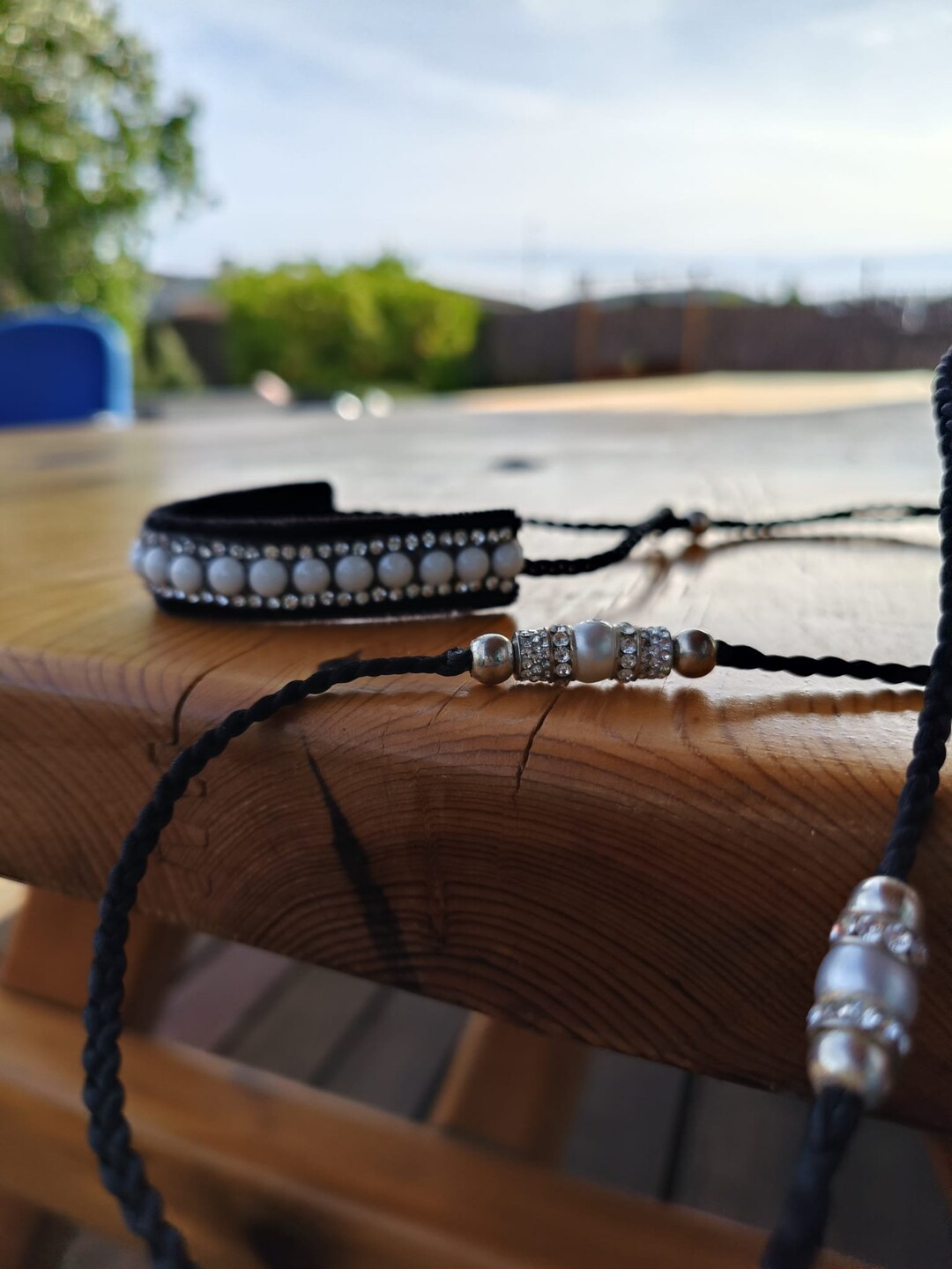 Dog Show Lead, Pearl Dog Show, Handmade Dog Show Leads, All-in-one Lead ...