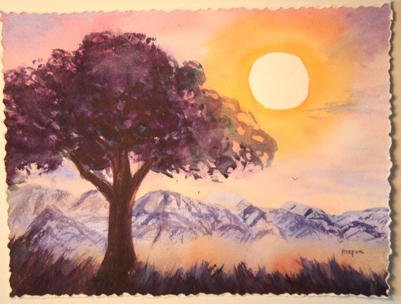 Magical Tree at Taos Sunrise | Etsy