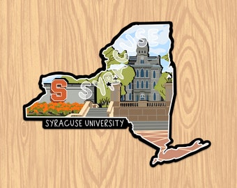 Syracuse University Orange NCAA Collegiate 4 Inch Vinyl Decal - Etsy