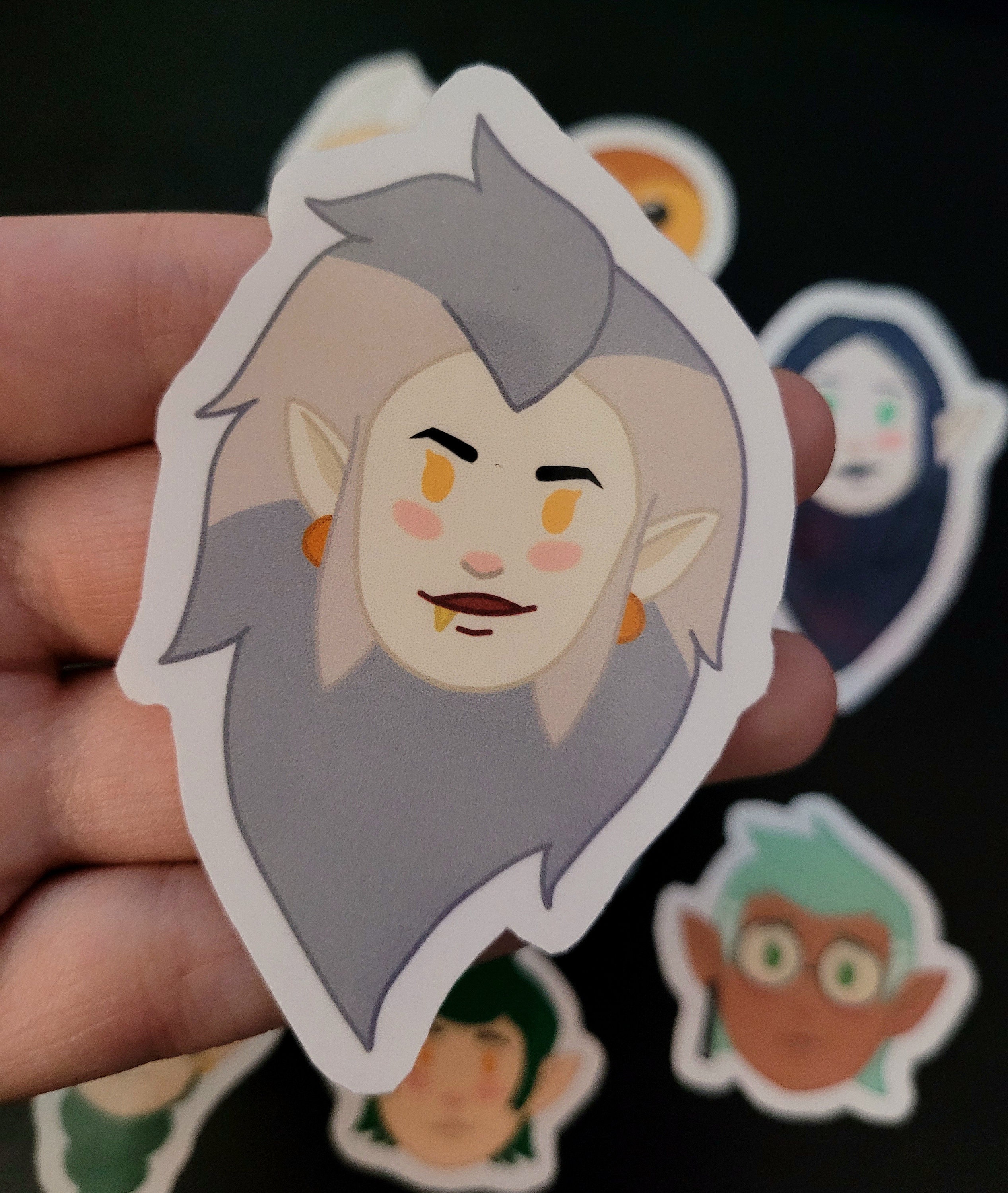 The Owl House Characters Glossy Stickers - Etsy