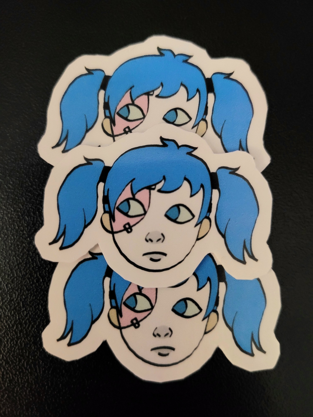 Sally Face Glossy Sticker - Etsy