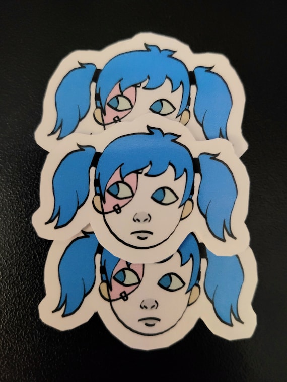 Sally Face Glossy Sticker - Etsy