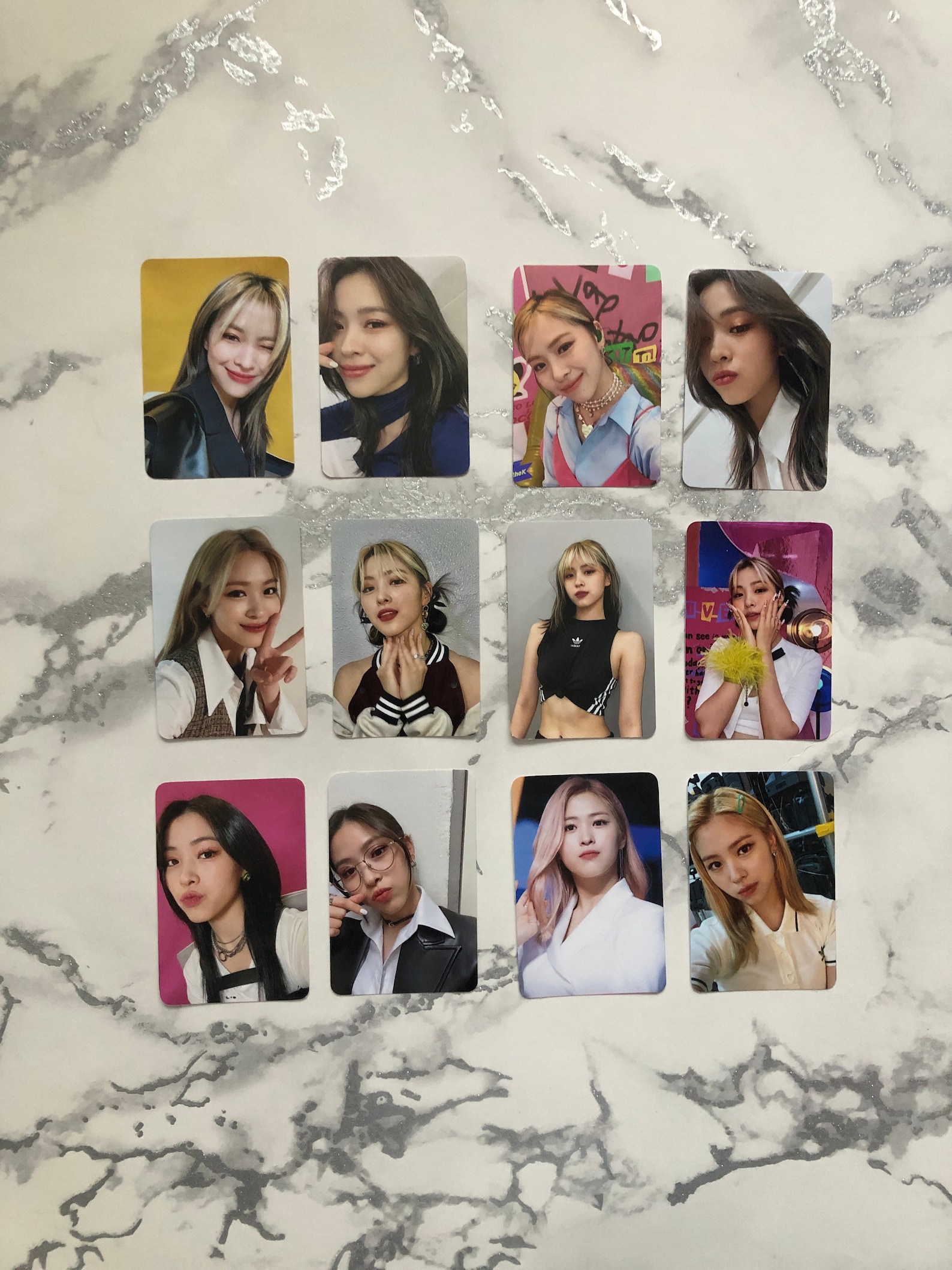 12 Itzy Photocards Set Unofficial Fan Made Photocards Kpop - Etsy UK