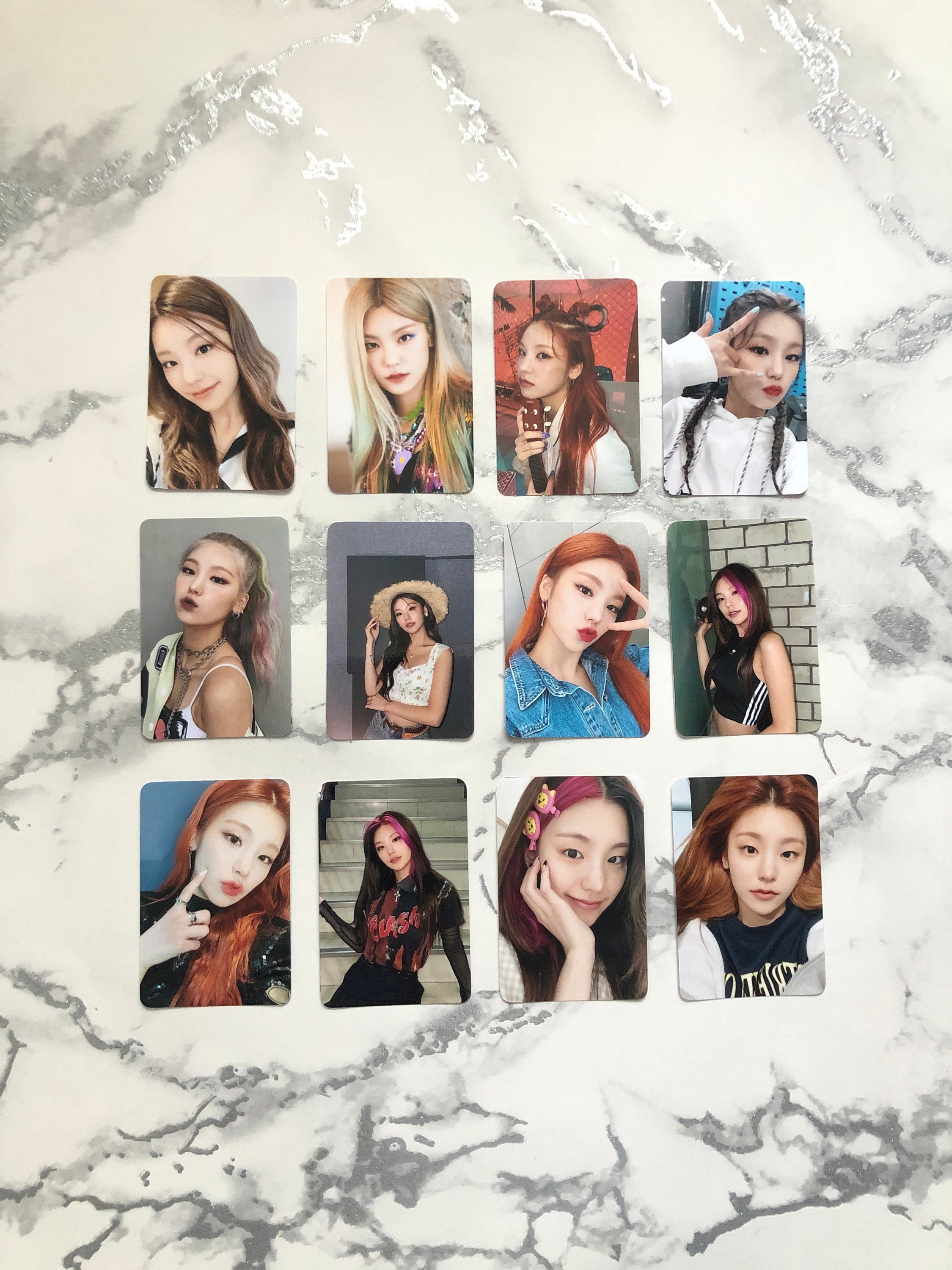 12 Itzy Photocards Set Unofficial Fan Made Photocards Kpop - Etsy UK