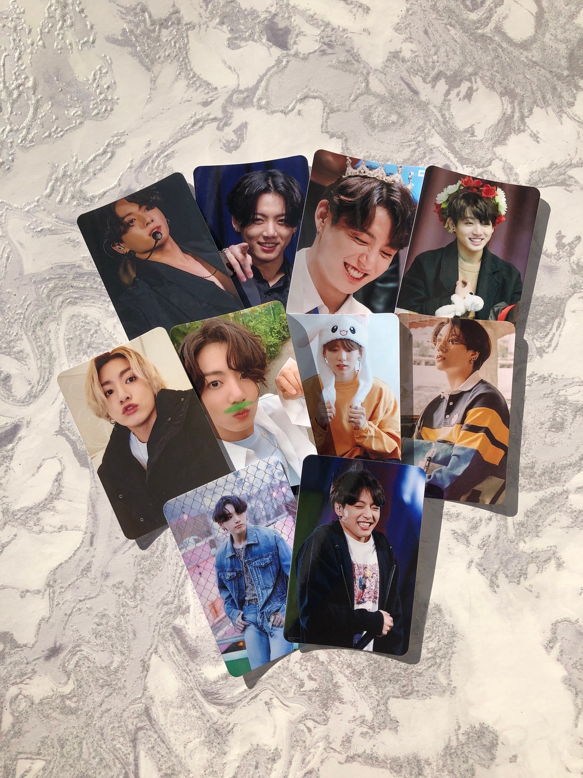 BTS KPOP Boy Band Photocards Lindo Soft Hard Stan Namjoon Etsy