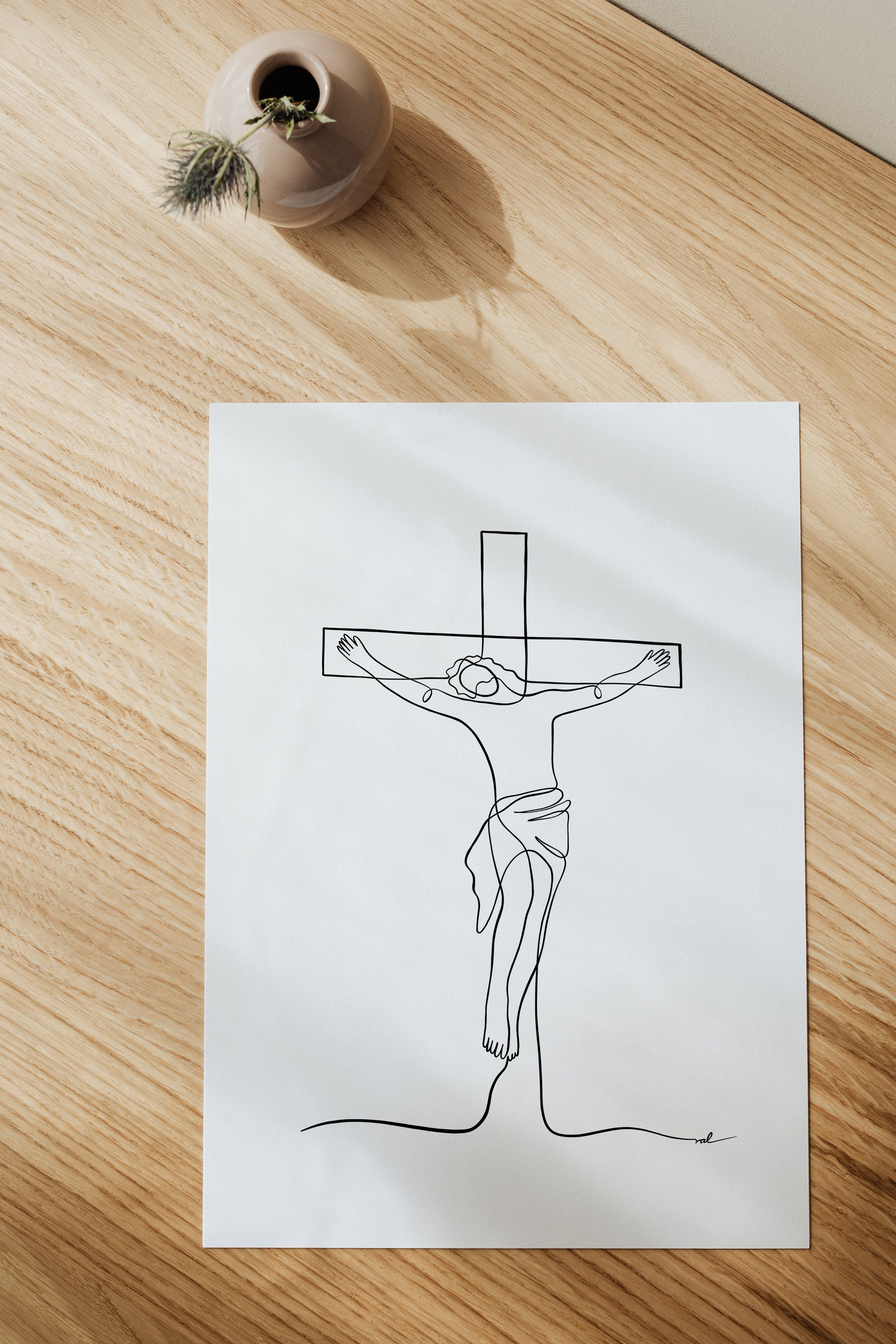 Crucifixion of Jesus Poster Wall Crucifix Lord Jesus Christ - Etsy UK