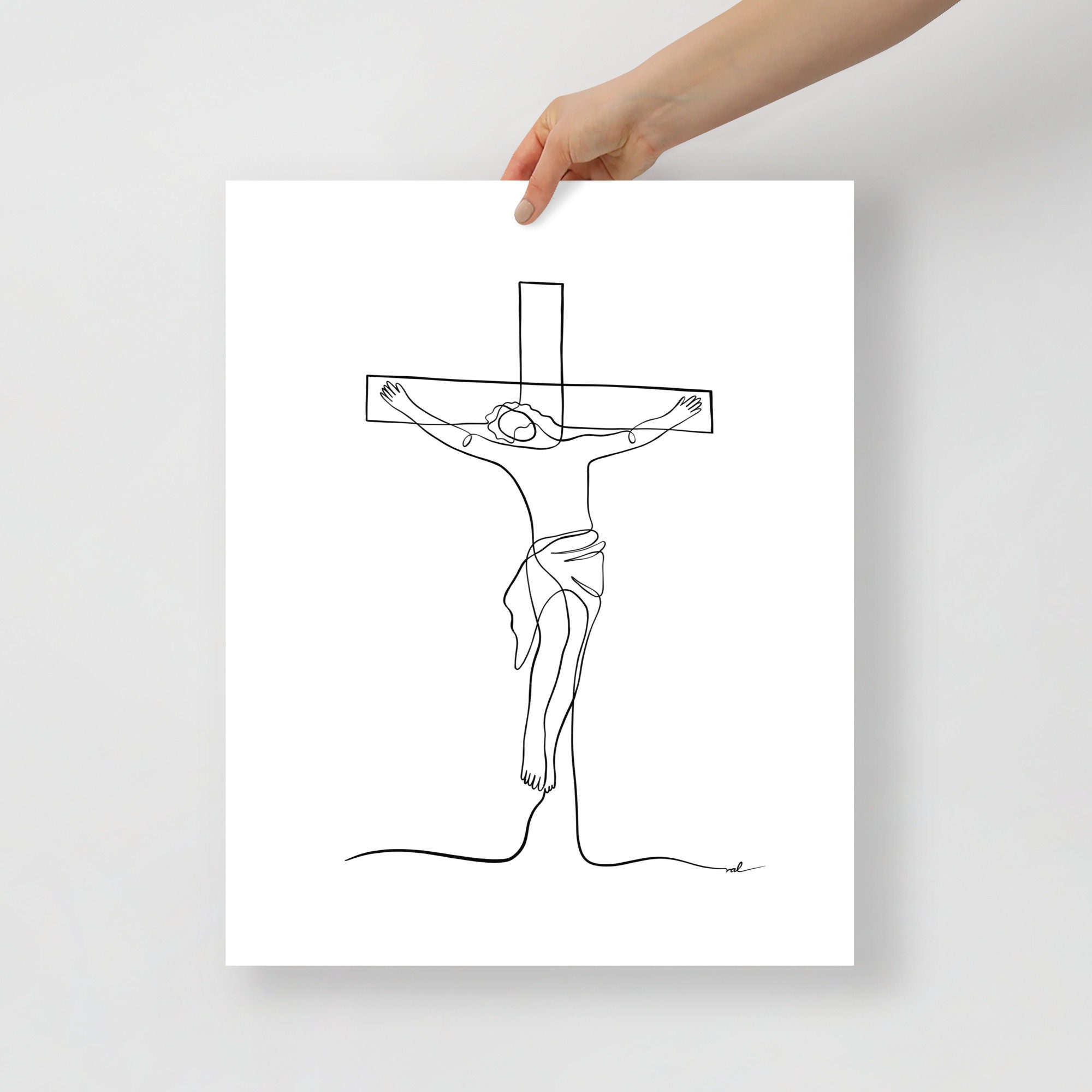 Crucifixion of Jesus Poster Wall Crucifix Lord Jesus Christ - Etsy UK