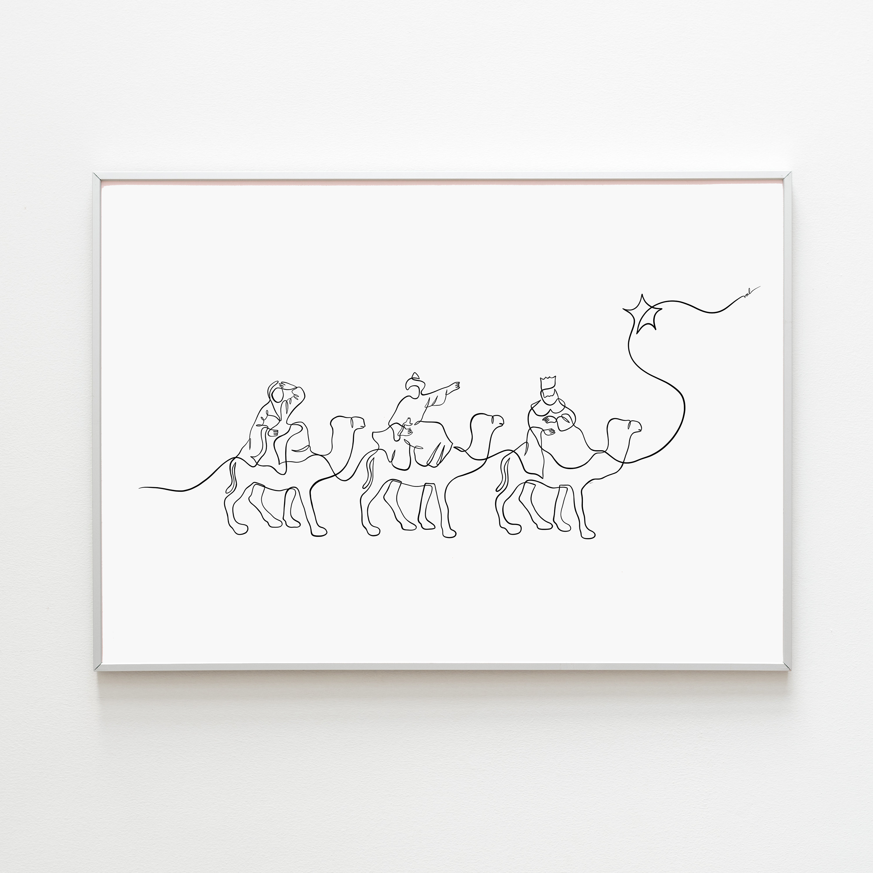 Magi Three Kings Art Print Three Wise Men Print,nativity Scene ...
