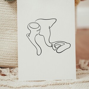 Ossicle Anatomy Art Print Ossicles Artwork Minimalist Audiology Poster ...