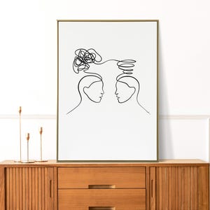 Therapy Poster Therapist Office Wall Art Talking Helps Office Decor ...