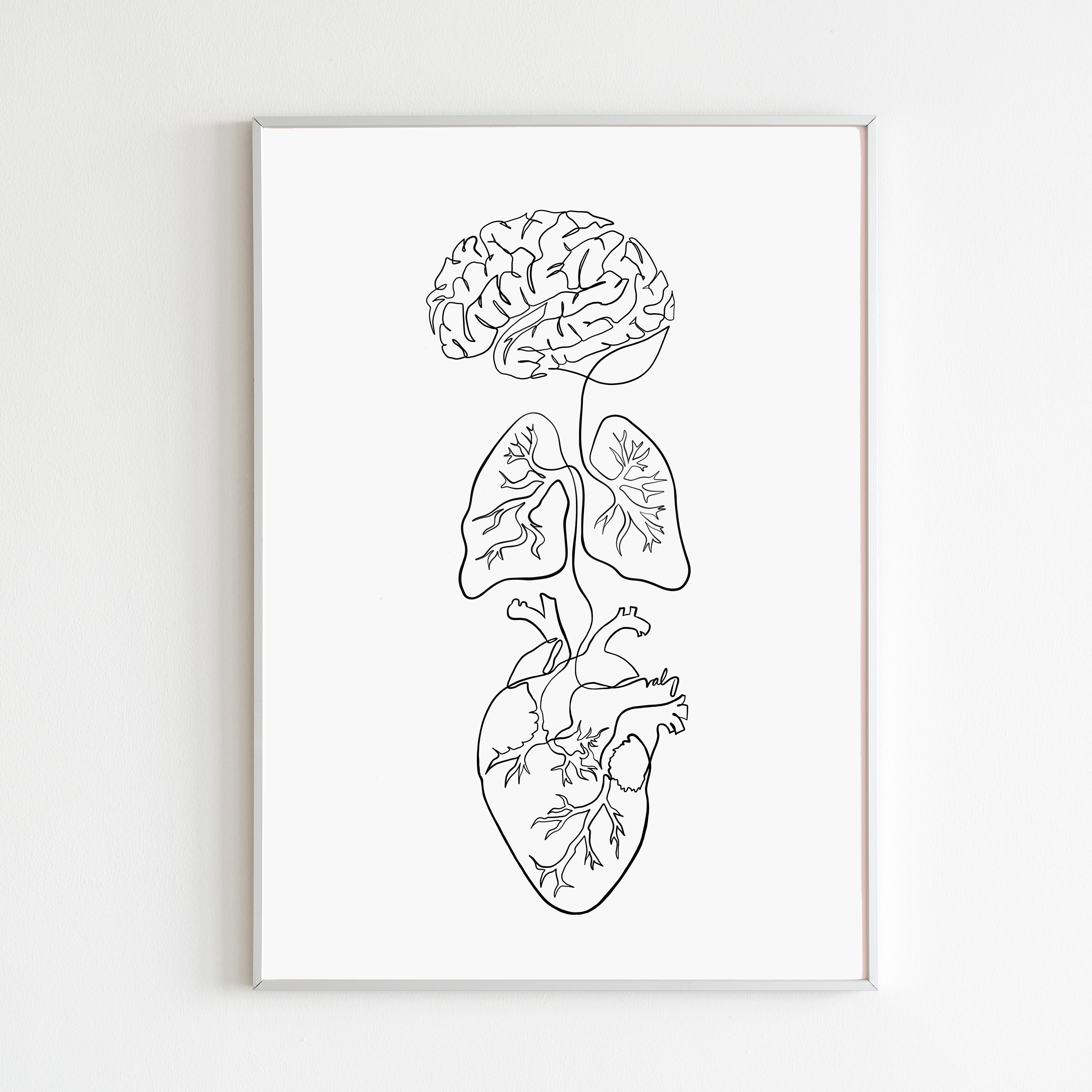 Abstract Brain Drawing
