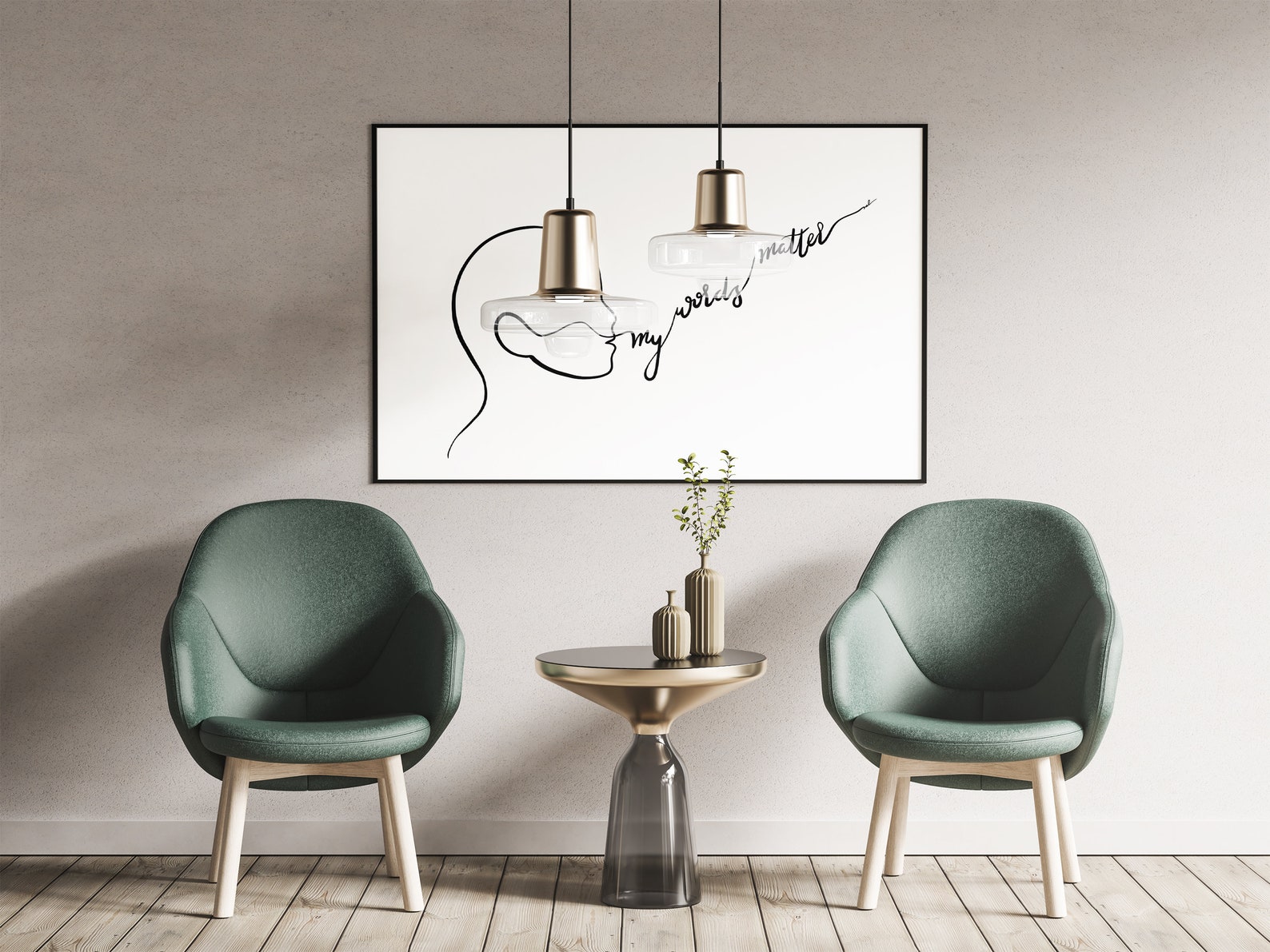 Speech Therapy Print, SLP Office Decor, My Words Matter, Speech ...