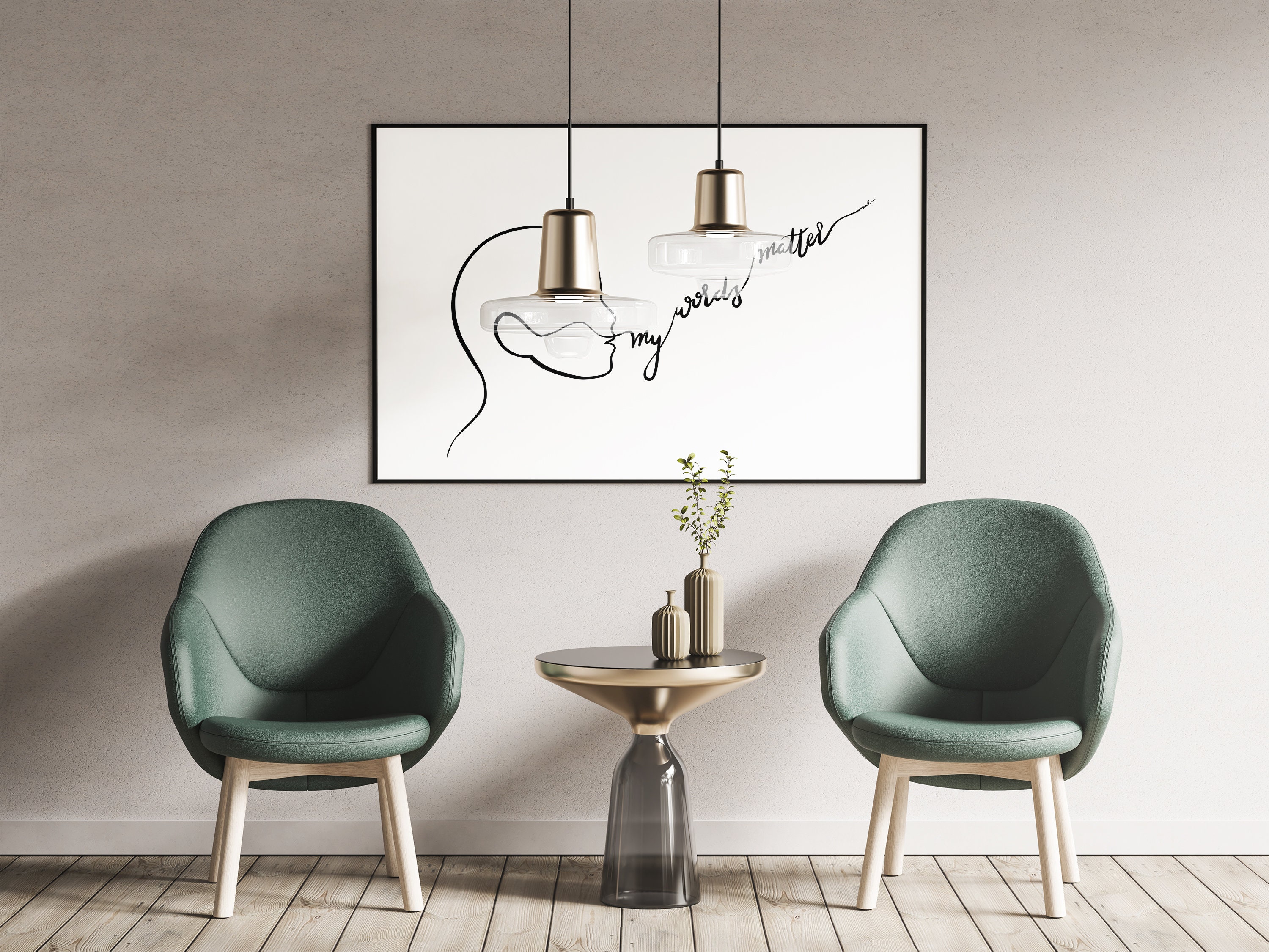 Speech Therapy Print SLP Office Decor My Words Matter | Etsy