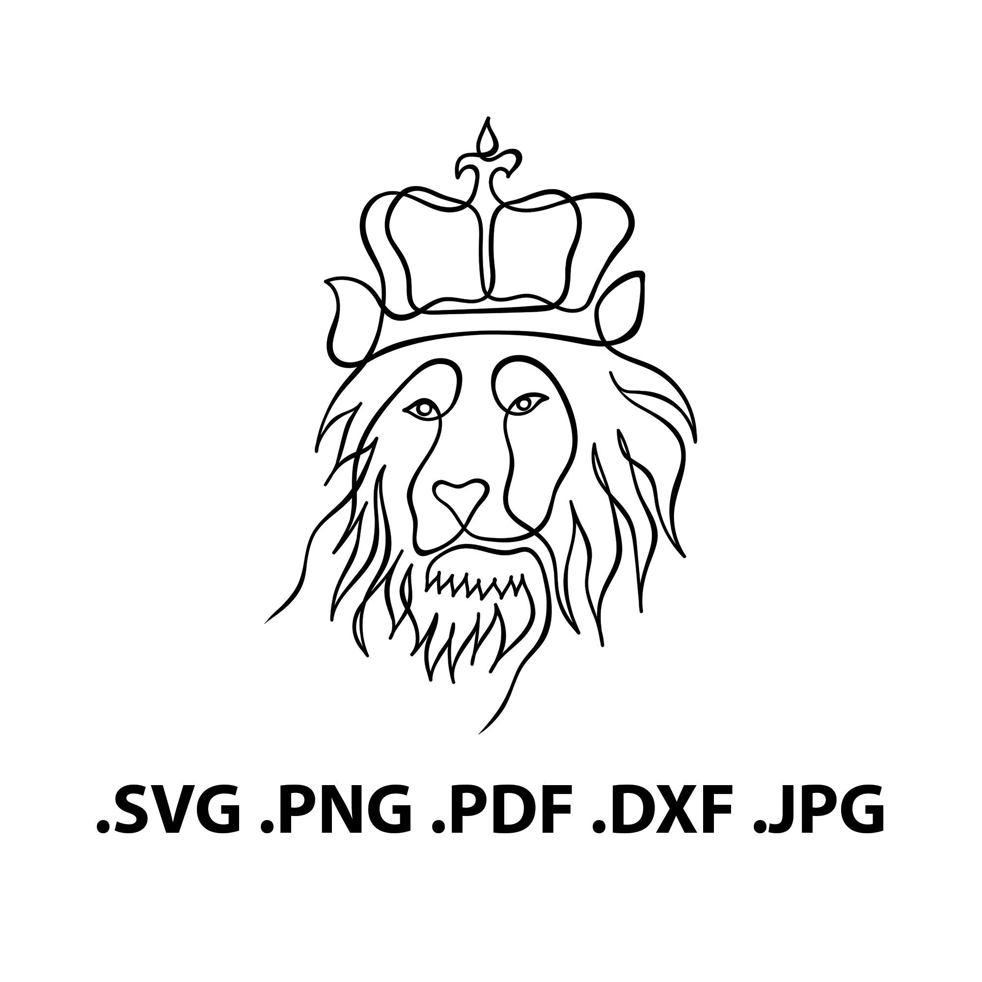 Lion King Crown SVG