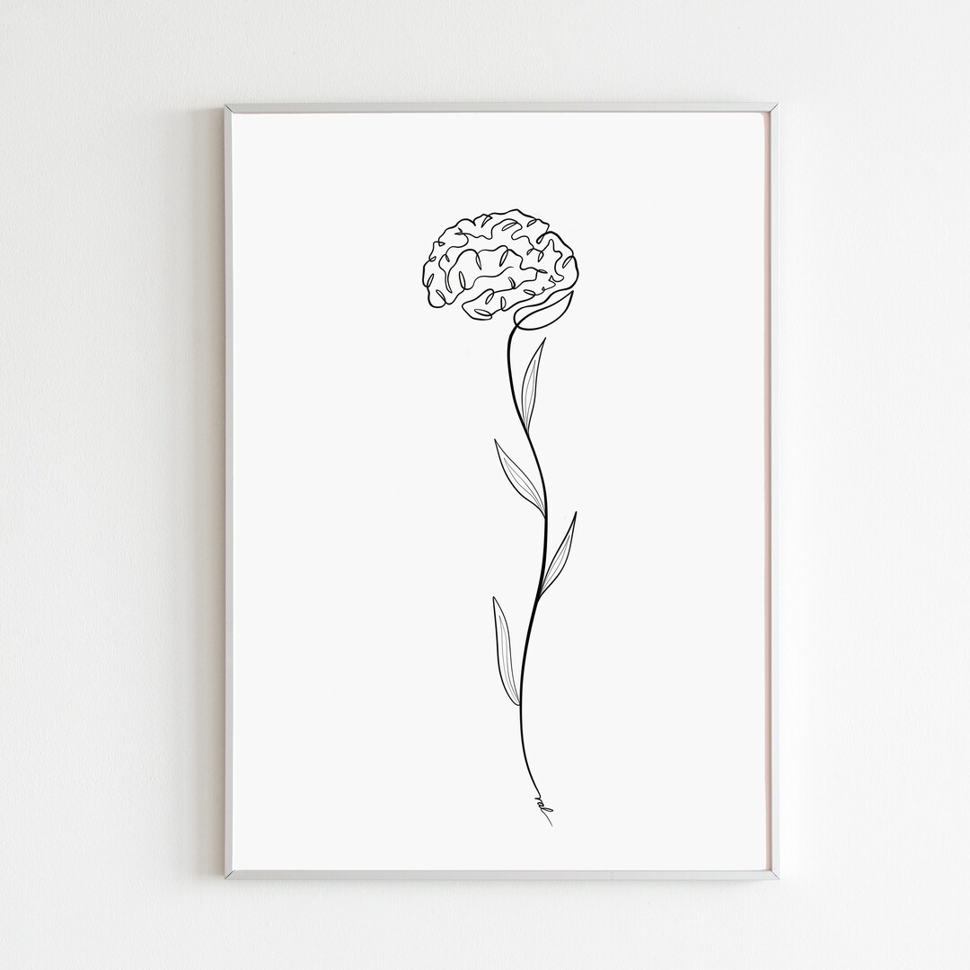 Spine Line Art, Chiropractic Art, Physical Therapy, Spine Wall Art ...