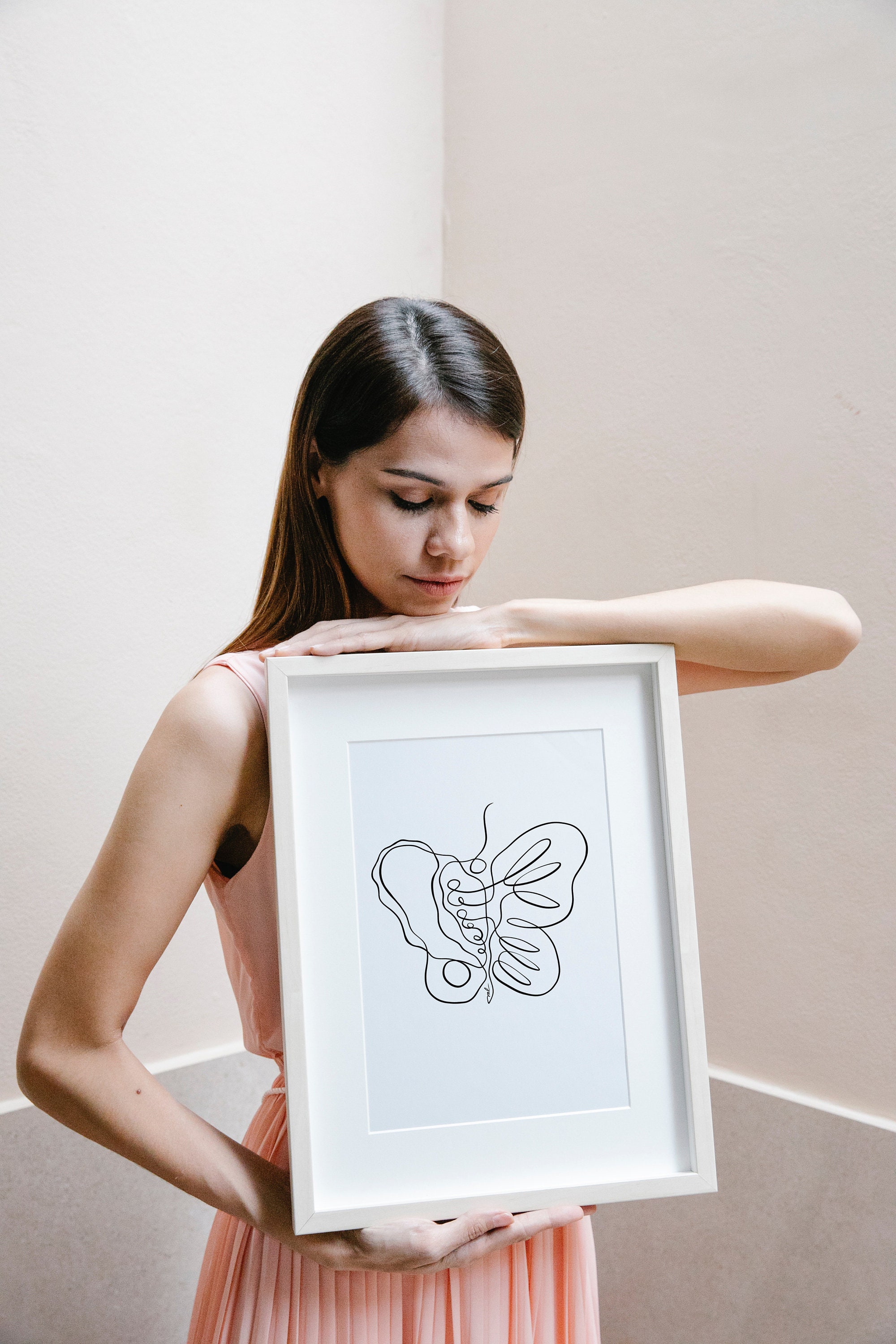 Pelvic Floor Art Pelvis Art Butterfly Human Anatomy Art - Etsy
