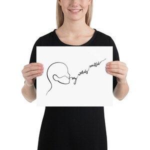 Speech Therapy Poster, Speech Language Pathologist, SLP Office Decor ...