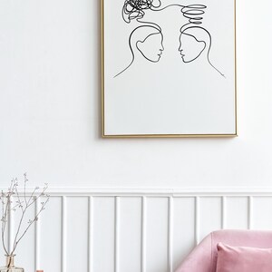 Therapy Poster Therapist Office Wall Art Talking Helps Office Decor ...