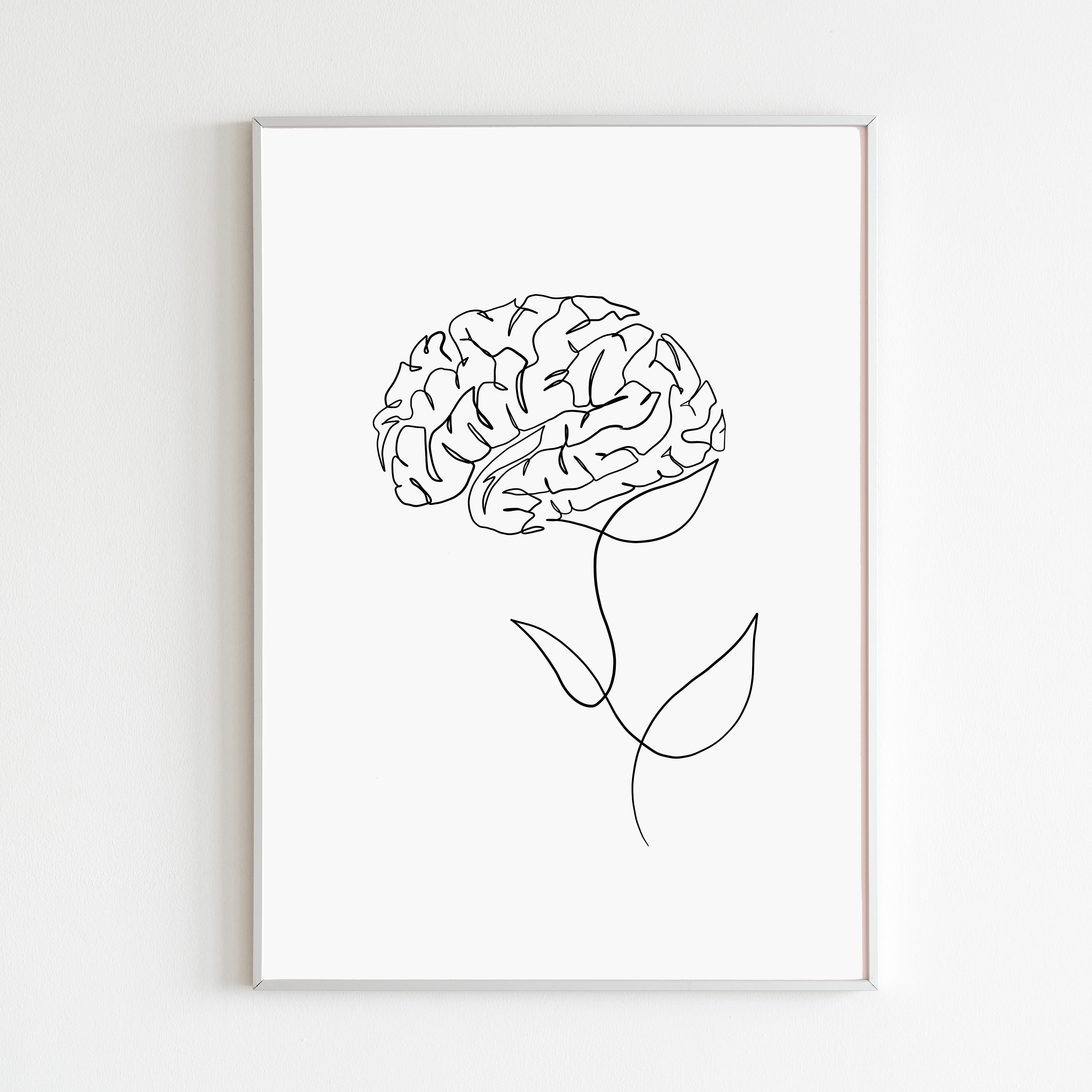 Brain Art Printable Psychologist Gift Neurology Art - Etsy