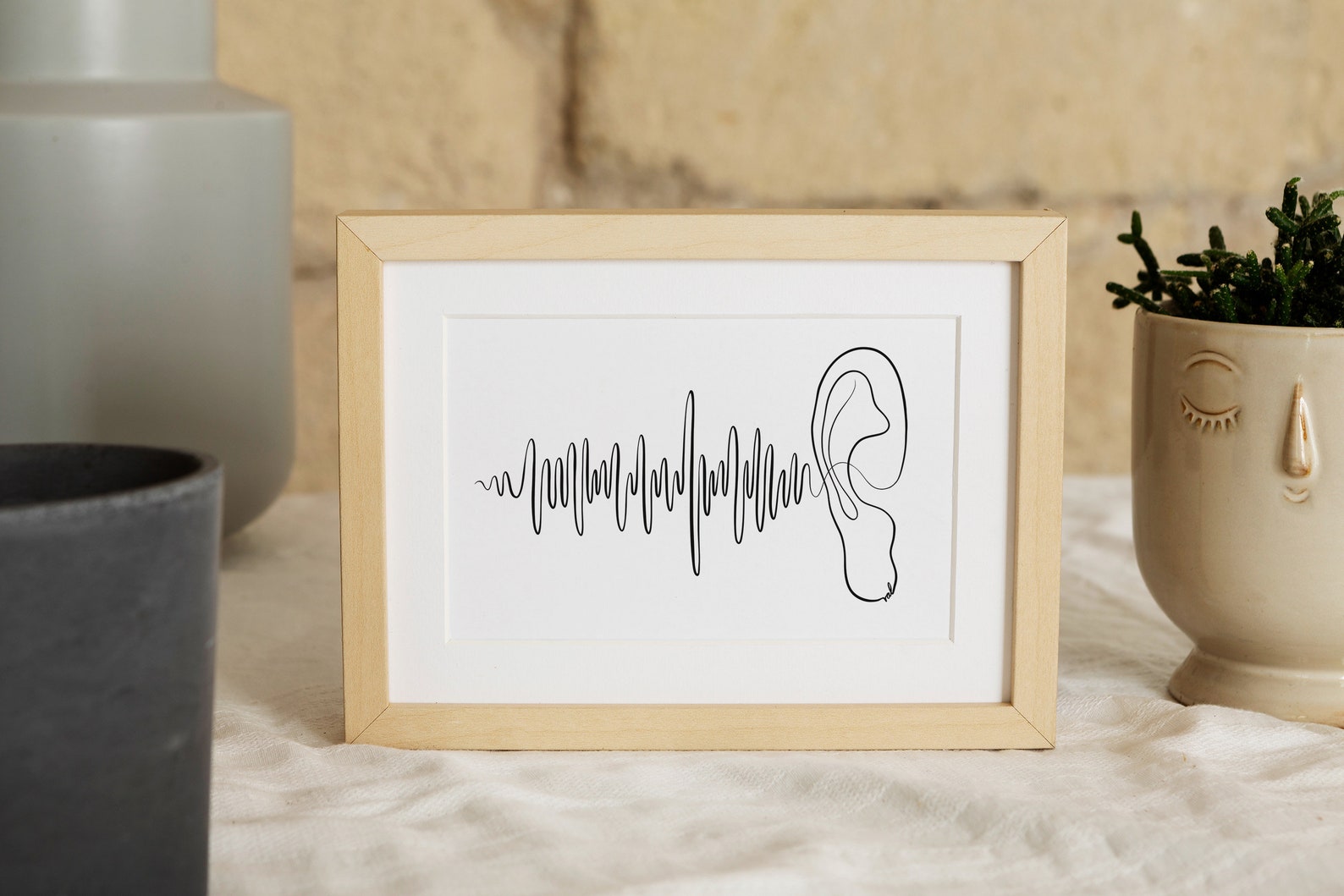 Soundwave Art Print, Audio Wave Print, Hearing Office Decor, Audiology ...