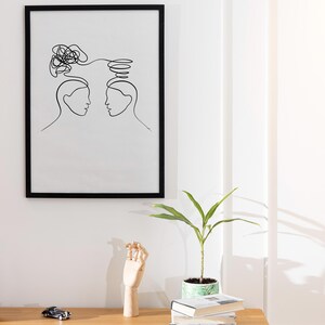 Therapy Poster Therapist Office Wall Art Talking Helps Office Decor ...