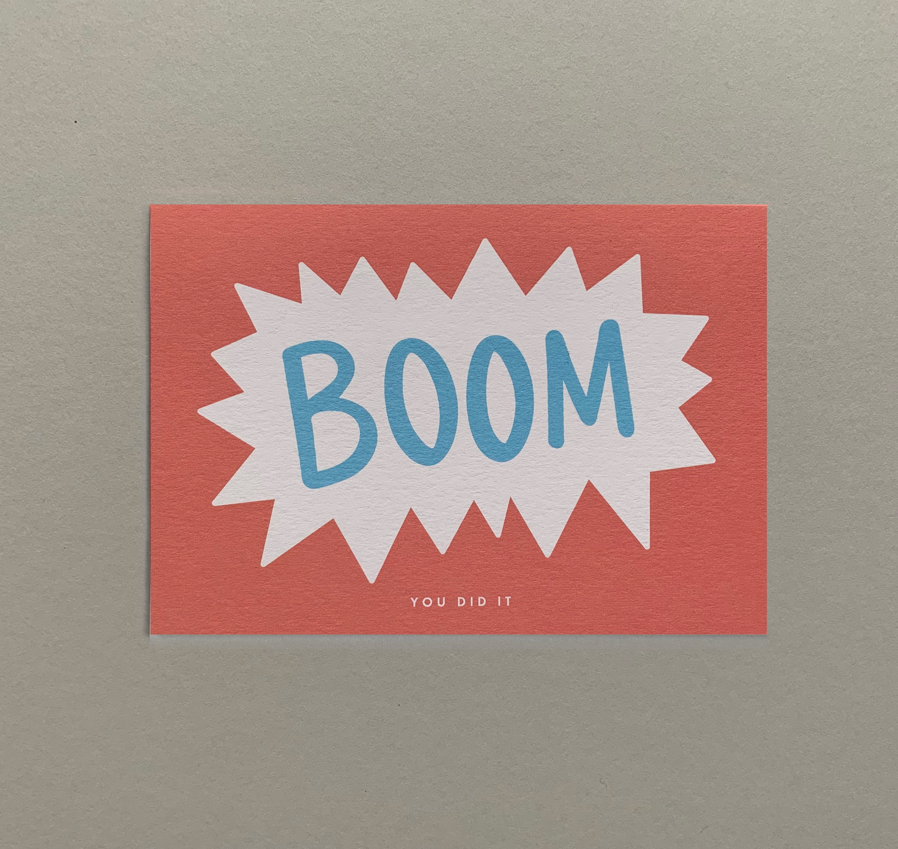 Boom You Did It Congratulations Card - Etsy
