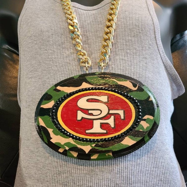 49ers Big Chain Necklace - Etsy