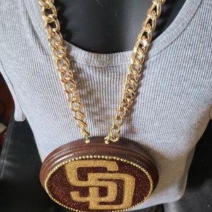San Diego Padres Chain San Diego Turnover Necklace Padres Chain Padres ...