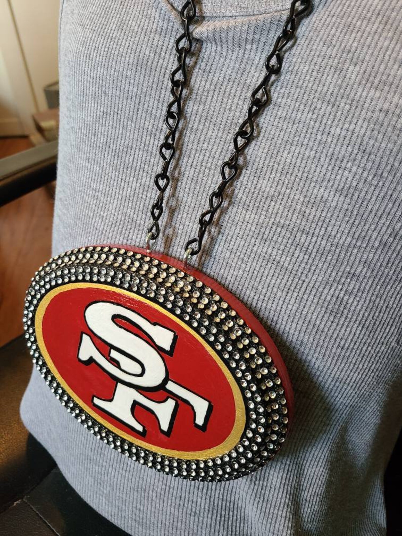 49ers Chain San Francisco Necklace Niners Faithful Necklace | Etsy