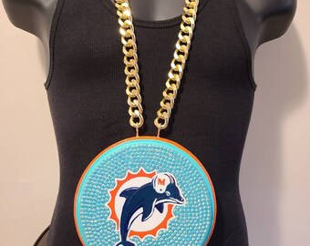 Miami Dolphin Bling - Etsy