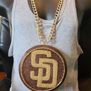 San Diego Padres Chain San Diego Turnover Necklace Padres Chain Padres ...