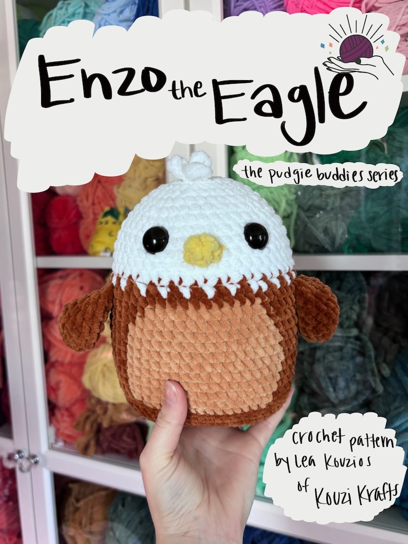 Enzo the Eagle Crochet Pattern DIGITAL DOWNLOAD - Etsy