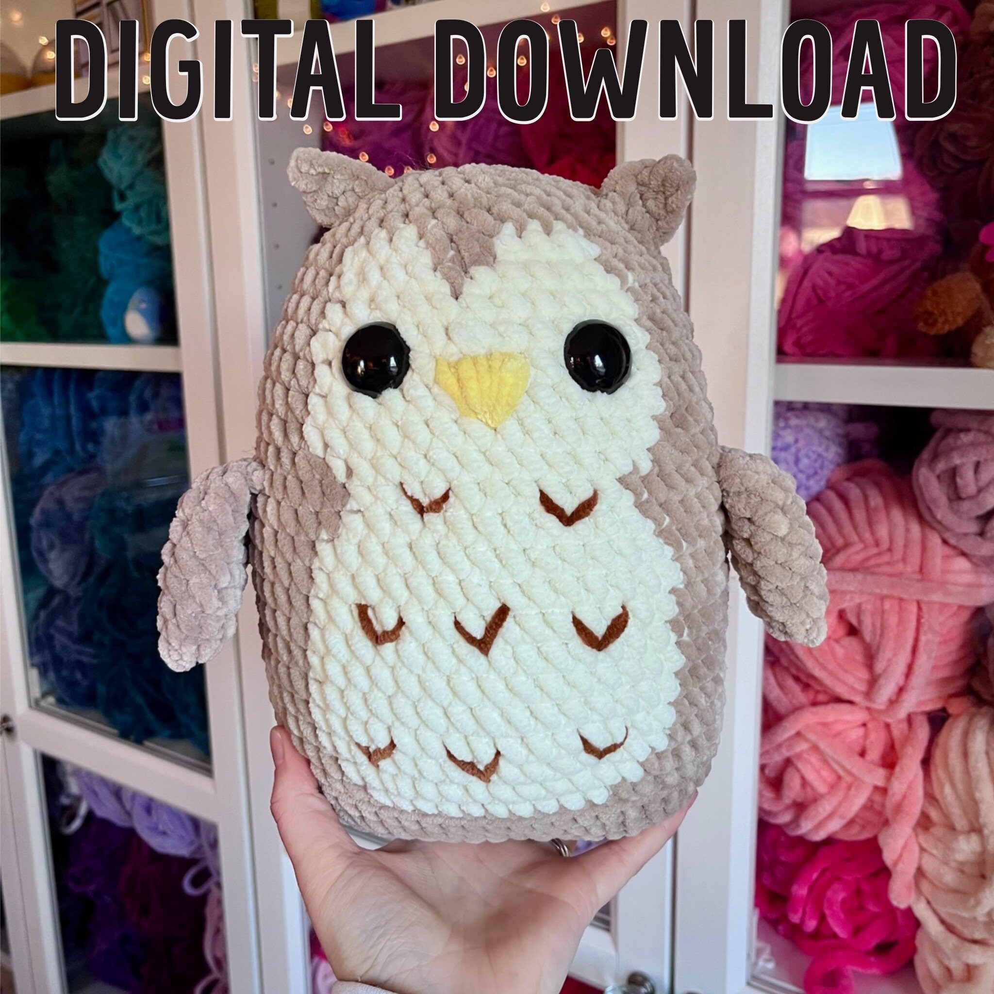 Otis the Owl & Puff the Penguin Crochet Pattern - DIGITAL DOWNLOAD ...